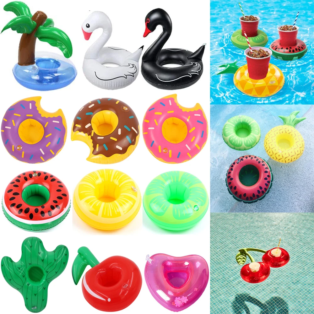 1Pcs Inflatable Drink Holder Swimming Pool Drink Cup Stand Holder Float ...
