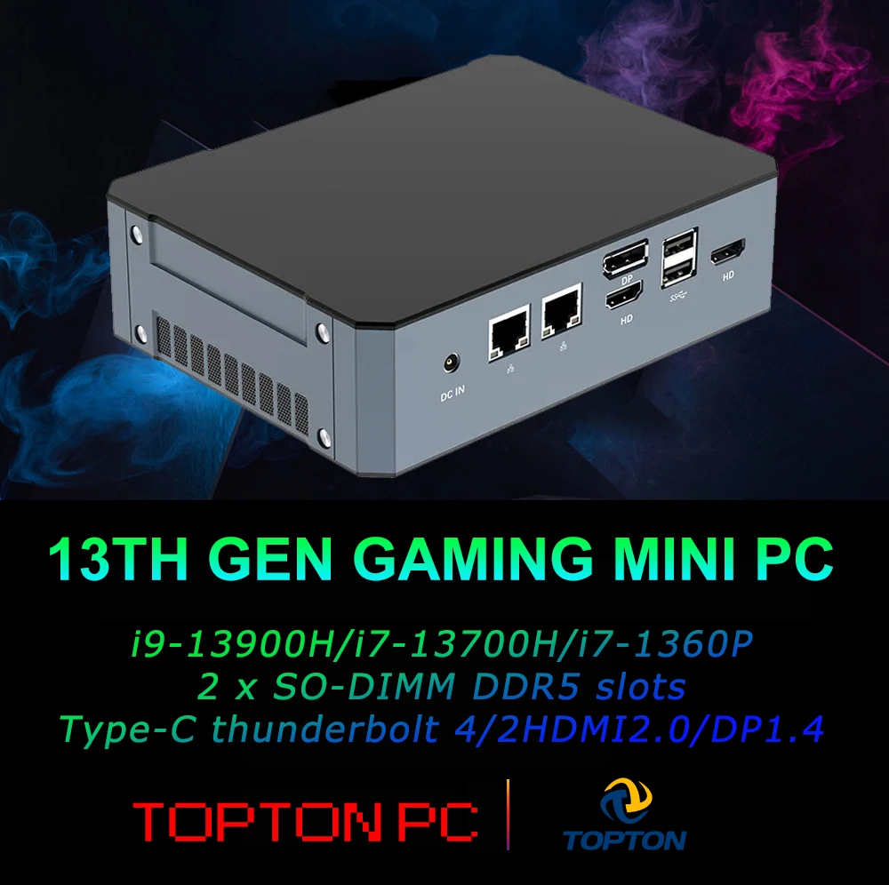 Mini PC 13th Intel Core i9-13900H (up to 5.4GHz) 14C/20T Dual ...