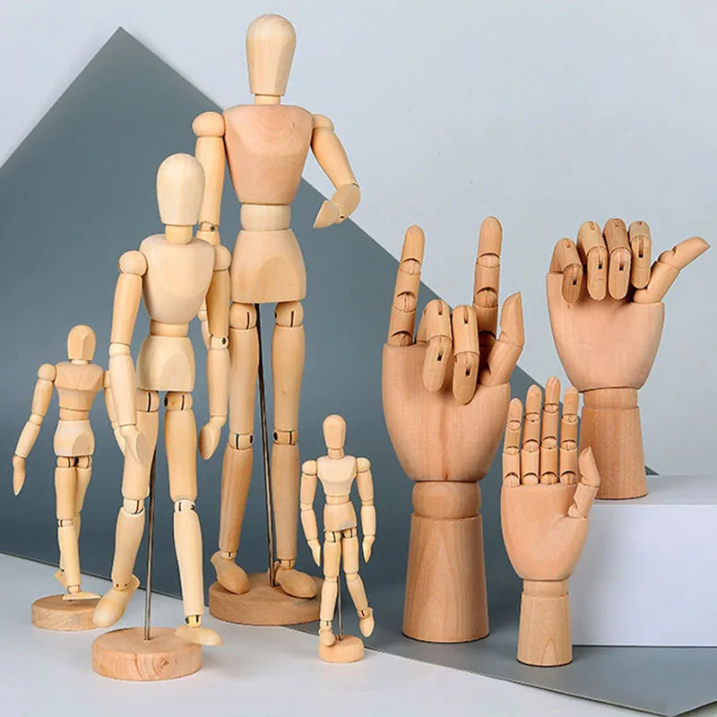 Puppet Man Home Decoration Artist Model Joint Doll Painting Sketch ...