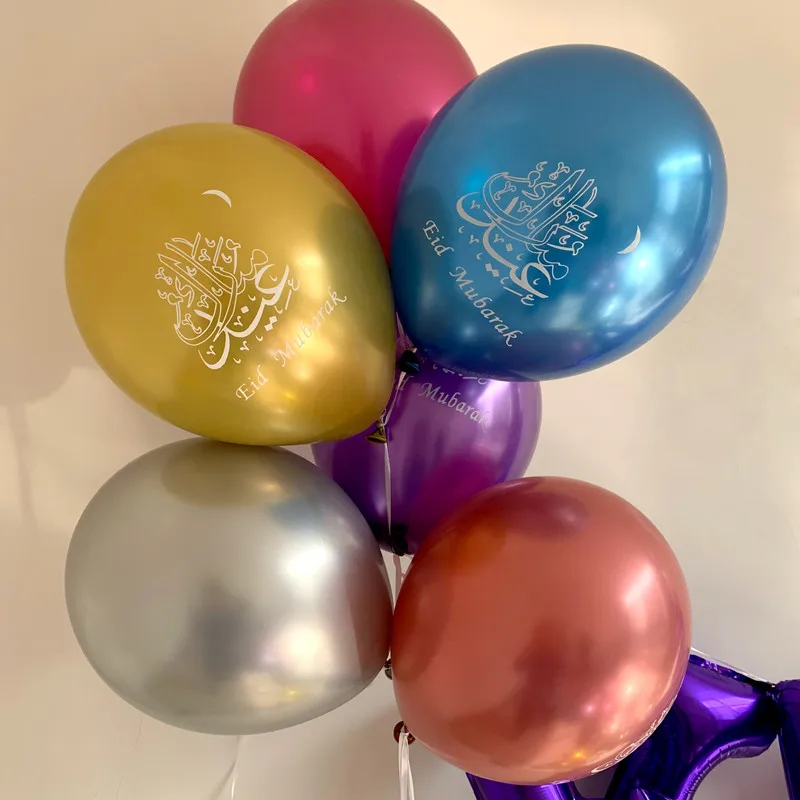 10pcs-Eid-Mubarak-Latex-Balloon-Balloons-Ramadan-Kareem-Decoration ...
