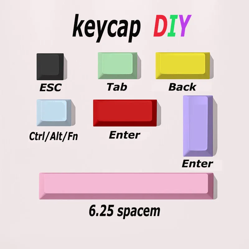 Keycap-DIY-anime-para-personalizar-el-juego-creativo-keycap-cinco-caras ...