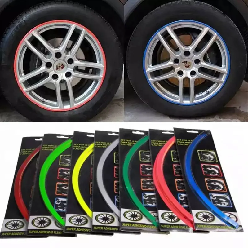 16-Pcs-Strips-Wheel-Stickers-And-Decals-14-17-18-Reflective-Rim-Tape ...