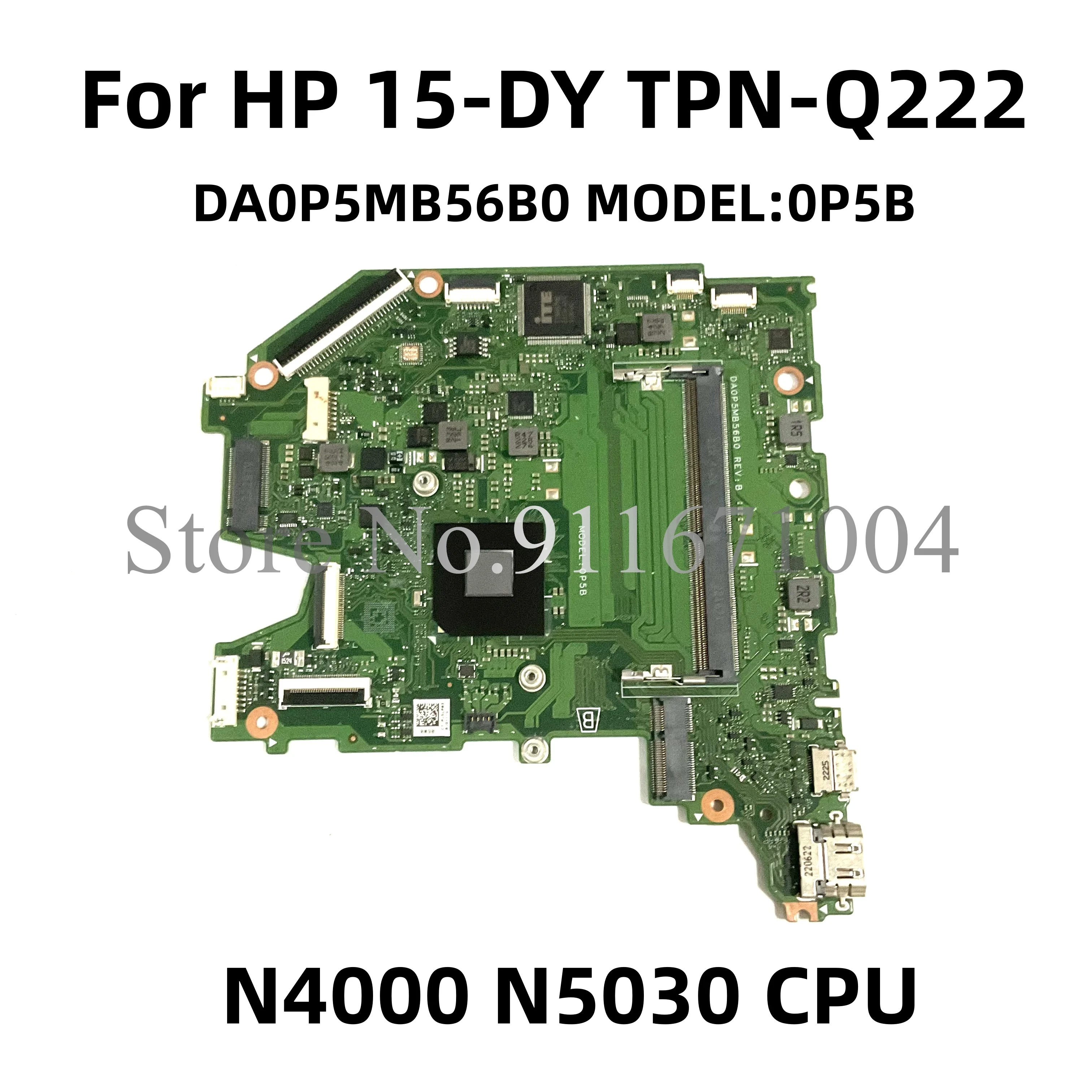 DA0P5MB56B0-MODEL-0P5B-For-HP-15-DY-TPN-Q222-15-DY0025TG-Laptop ...