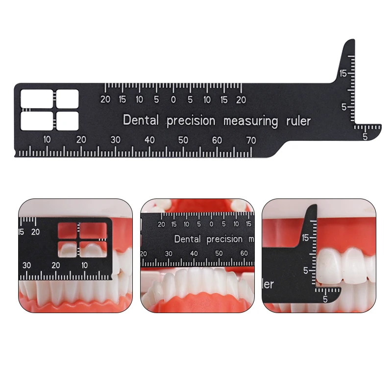 1Pc-Orthodontics-Precision-Measuring-Ruler-Aluminum-Photography-Gap ...