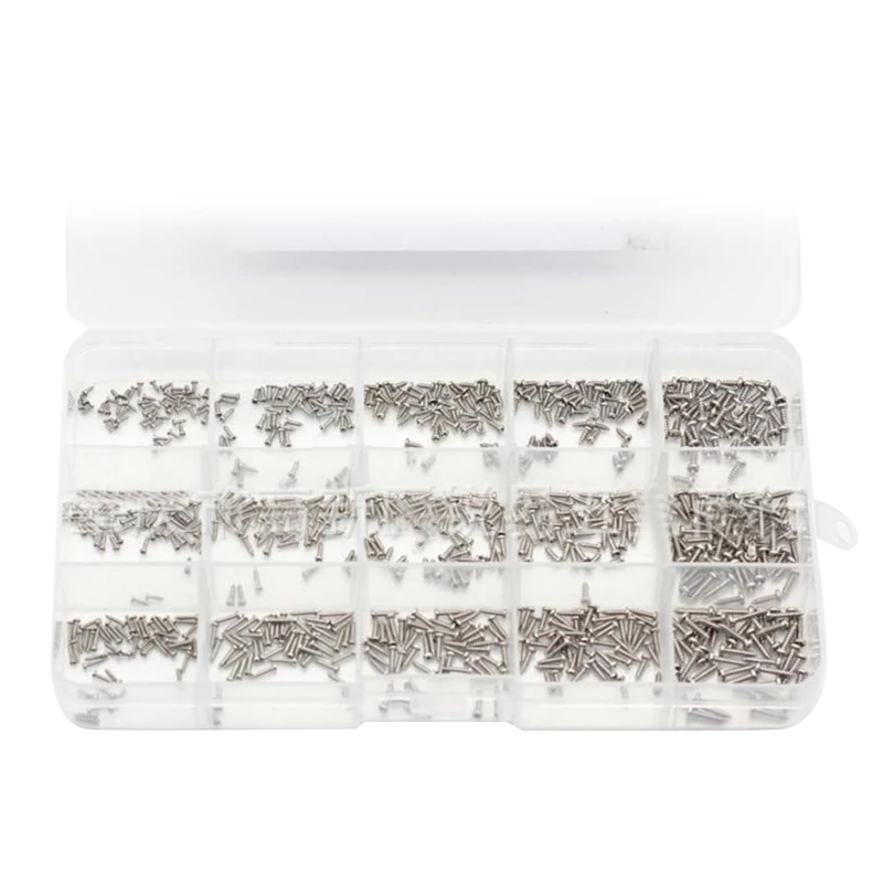 Mini Screws Set 750Pieces Micro Screws Set Small Screws Self-Tapping ...