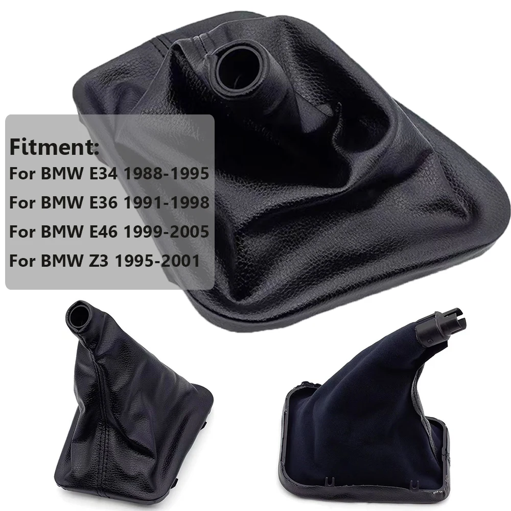 Manual-Leather-Gear-Stick-Shift-Knob-Gaiter-Boot-Cover-Lever-Shifter ...