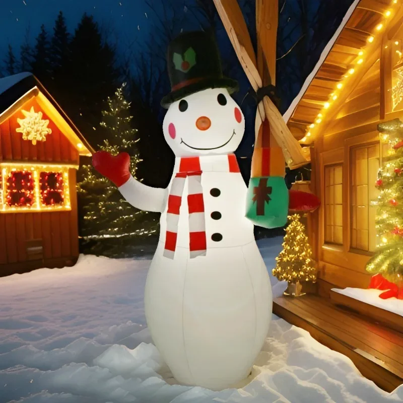 Christmas-Decorations-New-Portable-Cartoon-Snowman-Tumbler-PVC ...