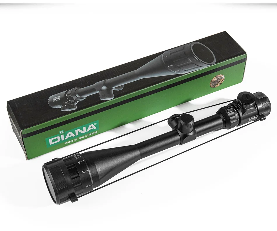 DIANA AOE 6-24X50 Scope Adjustable Green Red Dot Light Tactical ...