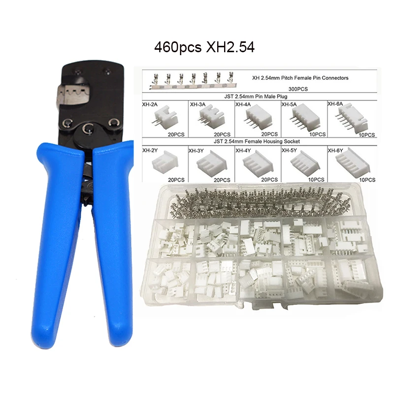 JST Terminals XH2.54/PH2.0 SM2.54 XH 2.54mm Wire Cable Connector Pitch Male Female Plug with ...