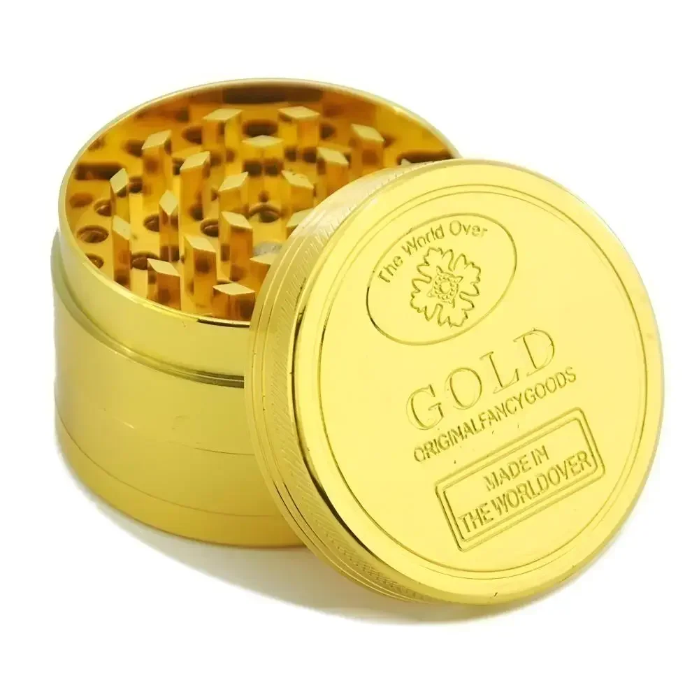 Herb-Grinder-3-4-Parts-Zinc-Alloy-40mm-Tobacco-Crusher-1-57-Inch-Gold ...