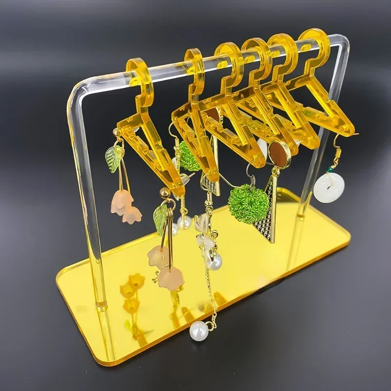 Polymer-Coat-Hanger-Clay-Pottery-Soft-Earrings-Stand-Organizer-Hanger ...