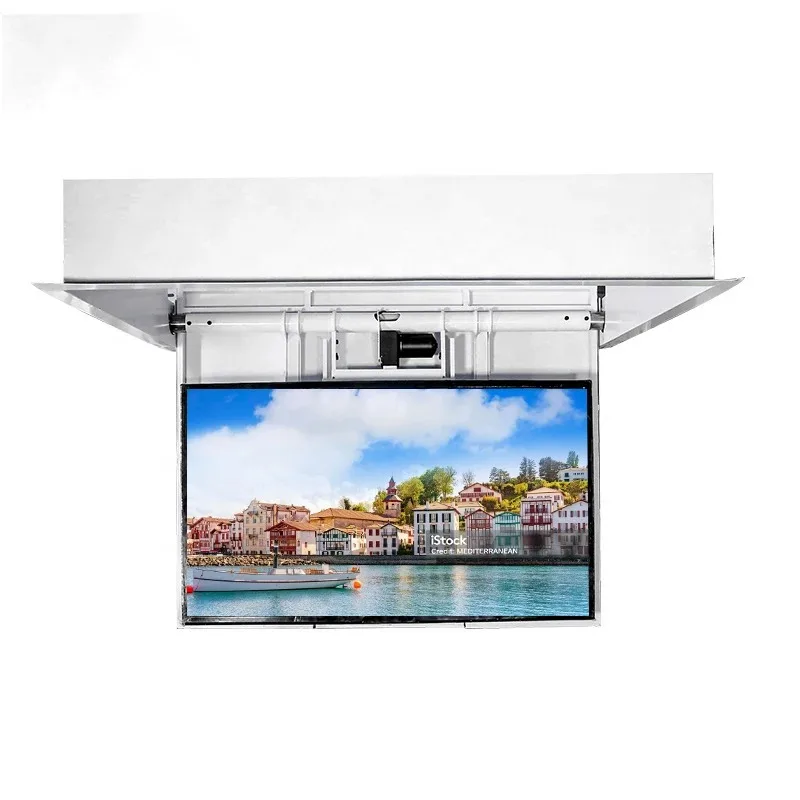 Auto Folding Electric Remote Control Motorized Flip Down Ceiling TV ...