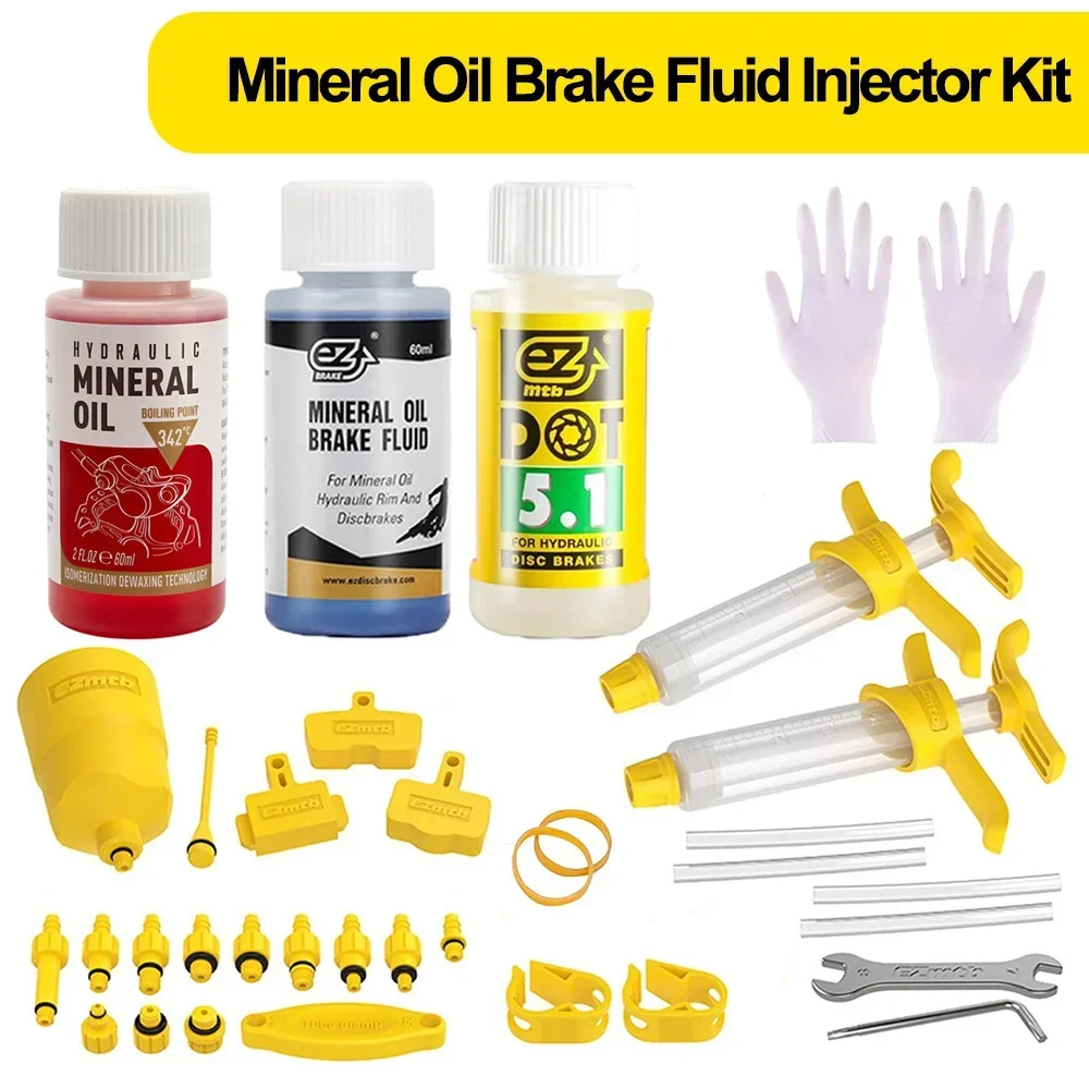 Bicycle-Brake-Mineral-Oil-Bicycle-Hydraulic-Disc-Brake-Oil-Bleed-Kit ...