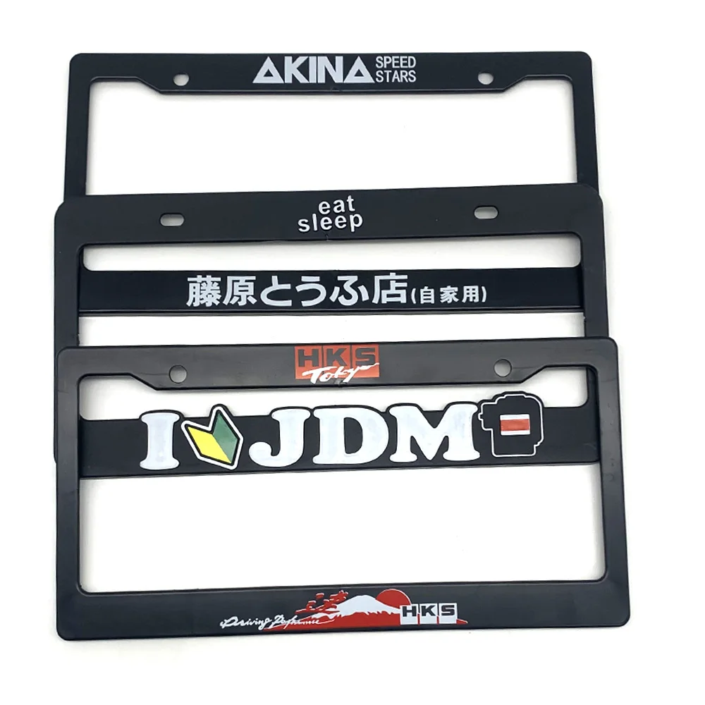 Marco-de-matr-cula-de-coche-Jdm-INITIAL-D-Nismo-para-HKS-Honda-Toyota ...