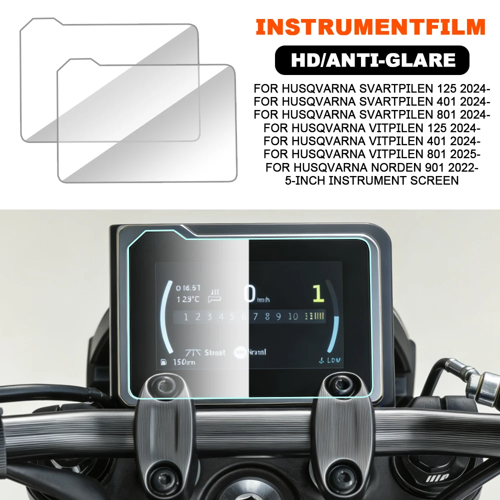 For Husqvarna Norden 901 Motorcycle TFT Display Protection Film ...