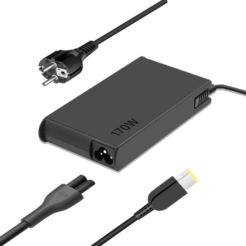 170W 20V 8.5A Laptop Power Adapter Charger For Lenovo ThinkPad P50 P51 ...
