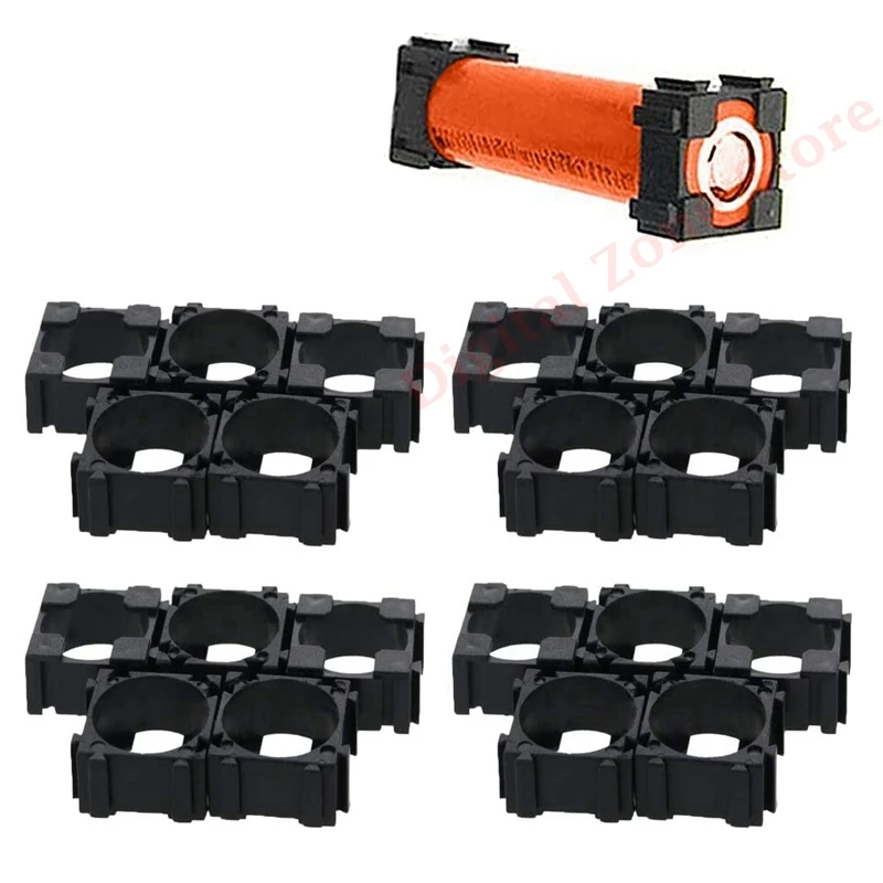 20 Pcs 18650 Lithium Battery Holder, Plastic Battery Pack Bracket ...