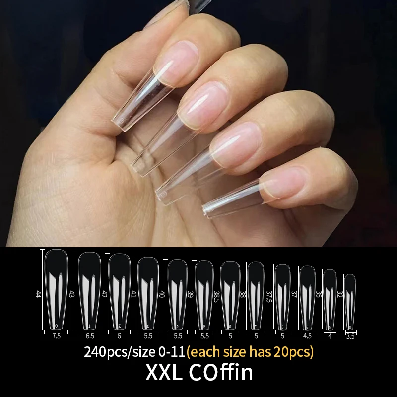 Nails False Nail Acrylic American Capsule Gel Shot Artificial ...