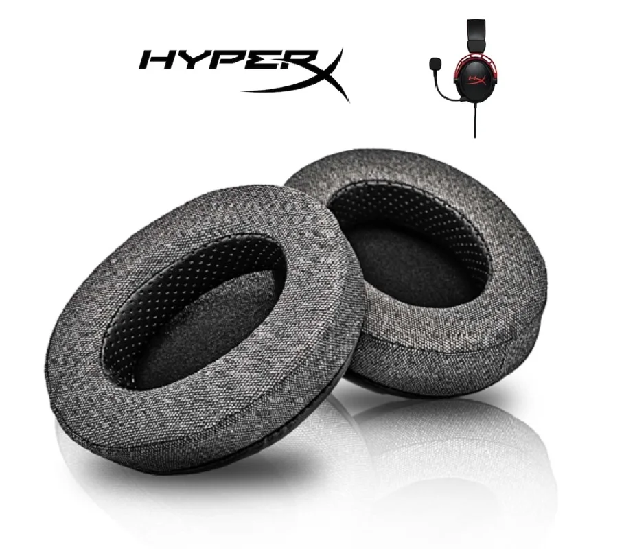 Upgrade Woven Fabric Ear Pads for HyperX Cloud I II,Core,Silver,Alpha ...