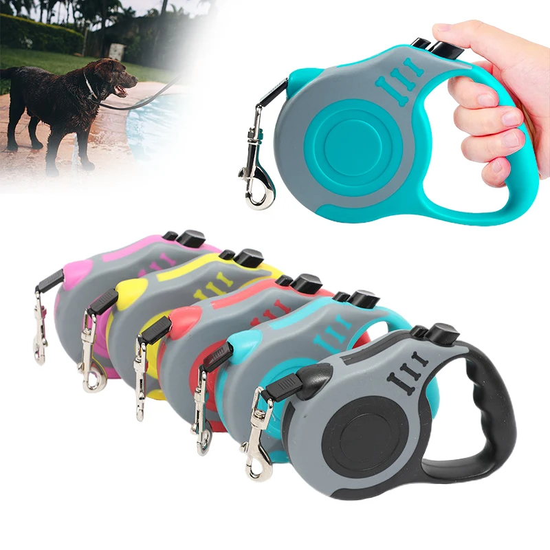 Trela Do Cão Retrátil Trela Durável Retrátil Automático Nylon Cat Lead ...