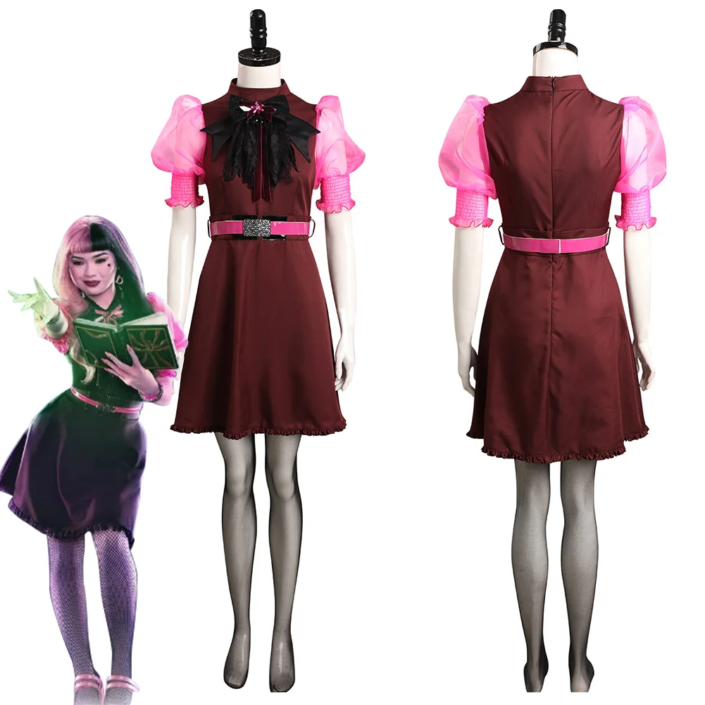 Monstro cosplay alta draculaura cosplay traje vestido roupas halloween ...