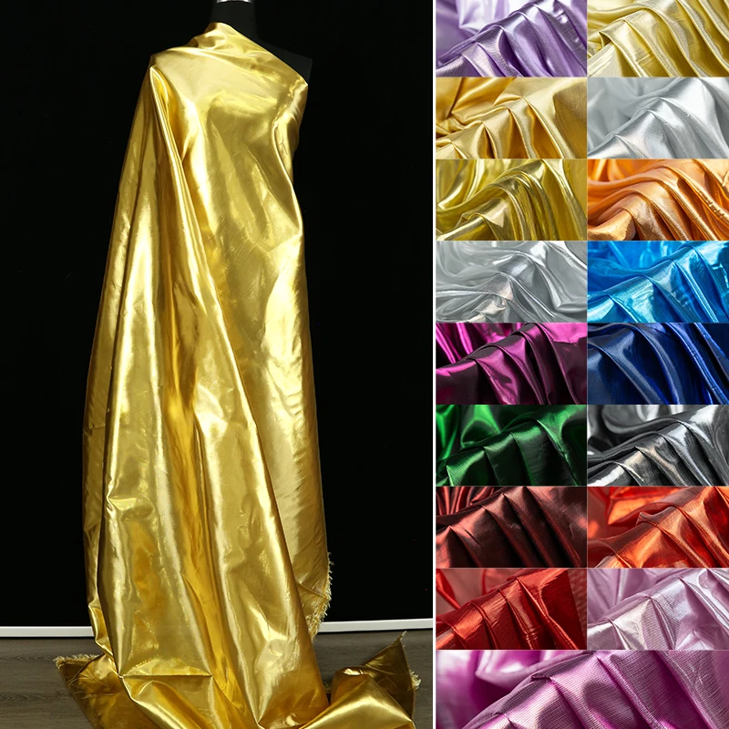Gold Metal Luster Fabric Background Decoration Stage Costumes ...