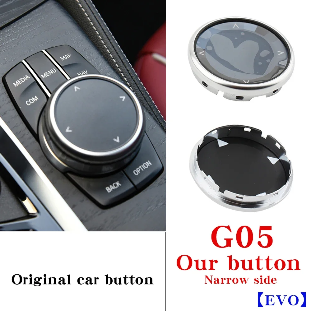 Crystal Multimedia Knob For BMW X1X2 X3 X5 New 1 Series 3 5 7 Series ...