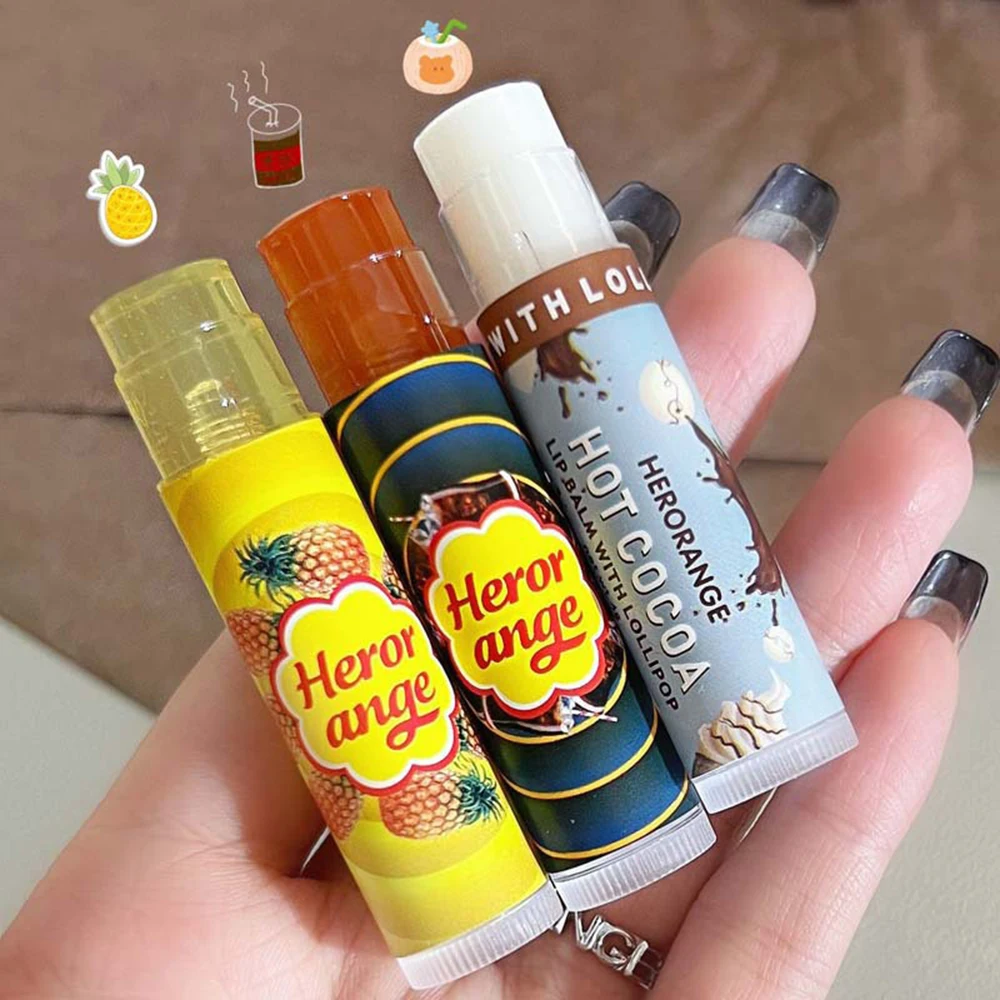 Moisturizing-Lip-Balm-Fruit-Pineapple-Hot-Cocoa-Lip-Mask-Fade-Lip-Lines ...