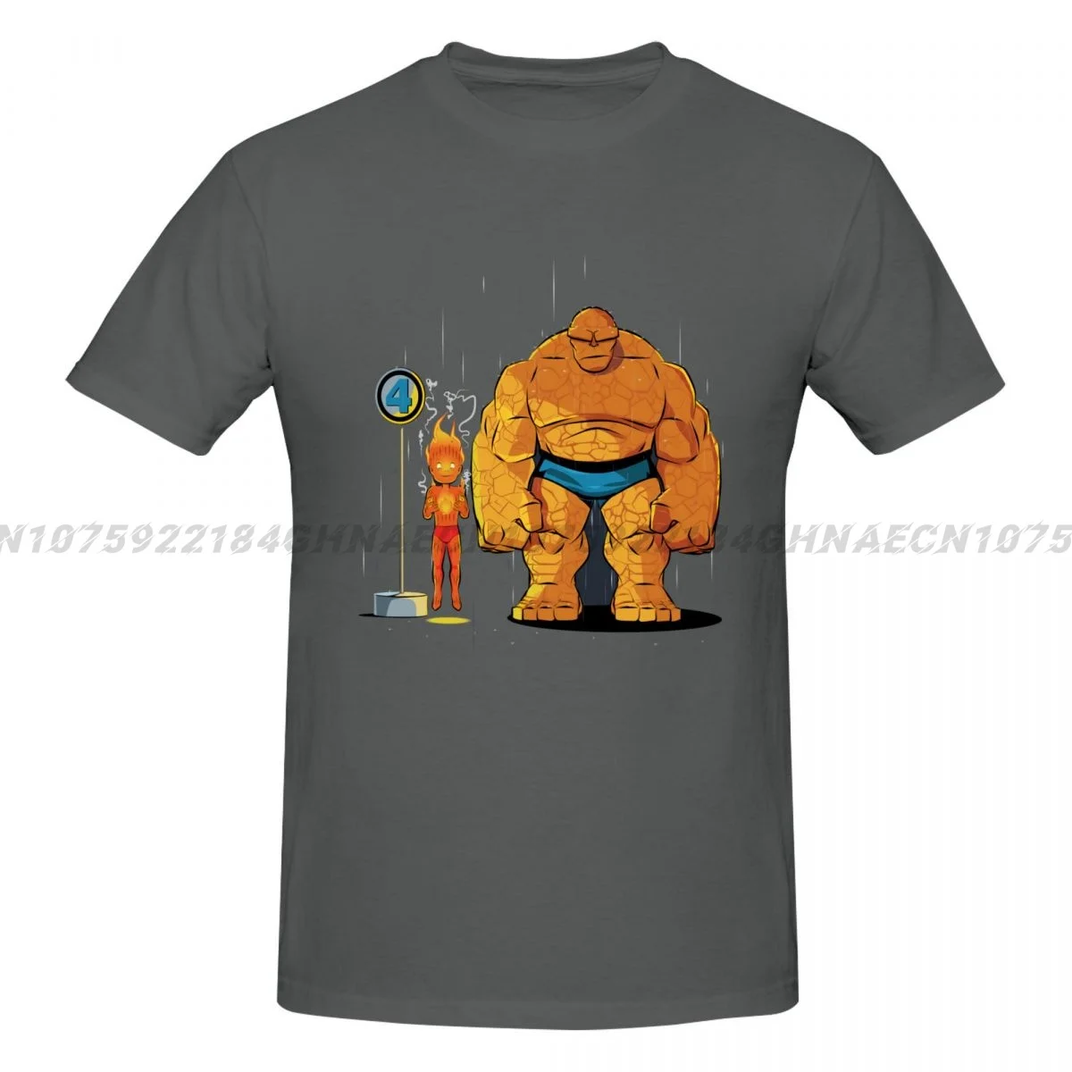 Men Shirt Fantastical Four My Neighbor Ben Crew Neck TShirt Oversized ...