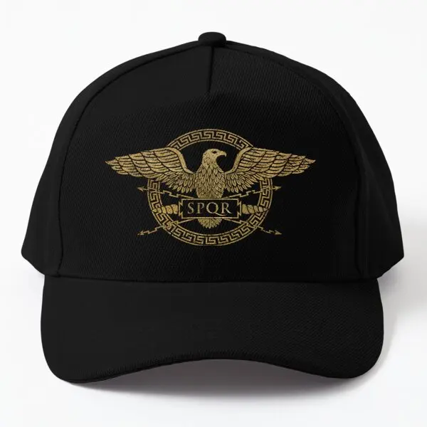 Spqr-Roman-Empire-Eagle-Emblem-Baseball-Cap-Hat-Czapka-Black-Sport ...