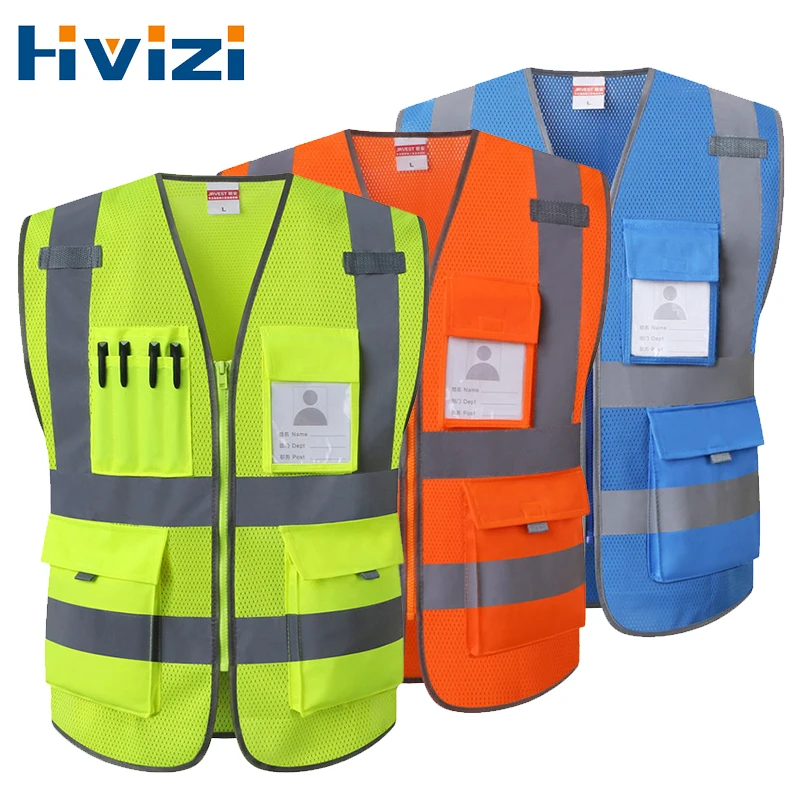 Mesh High Visibility Reflective Safety Vest Safety Clothing Work ...