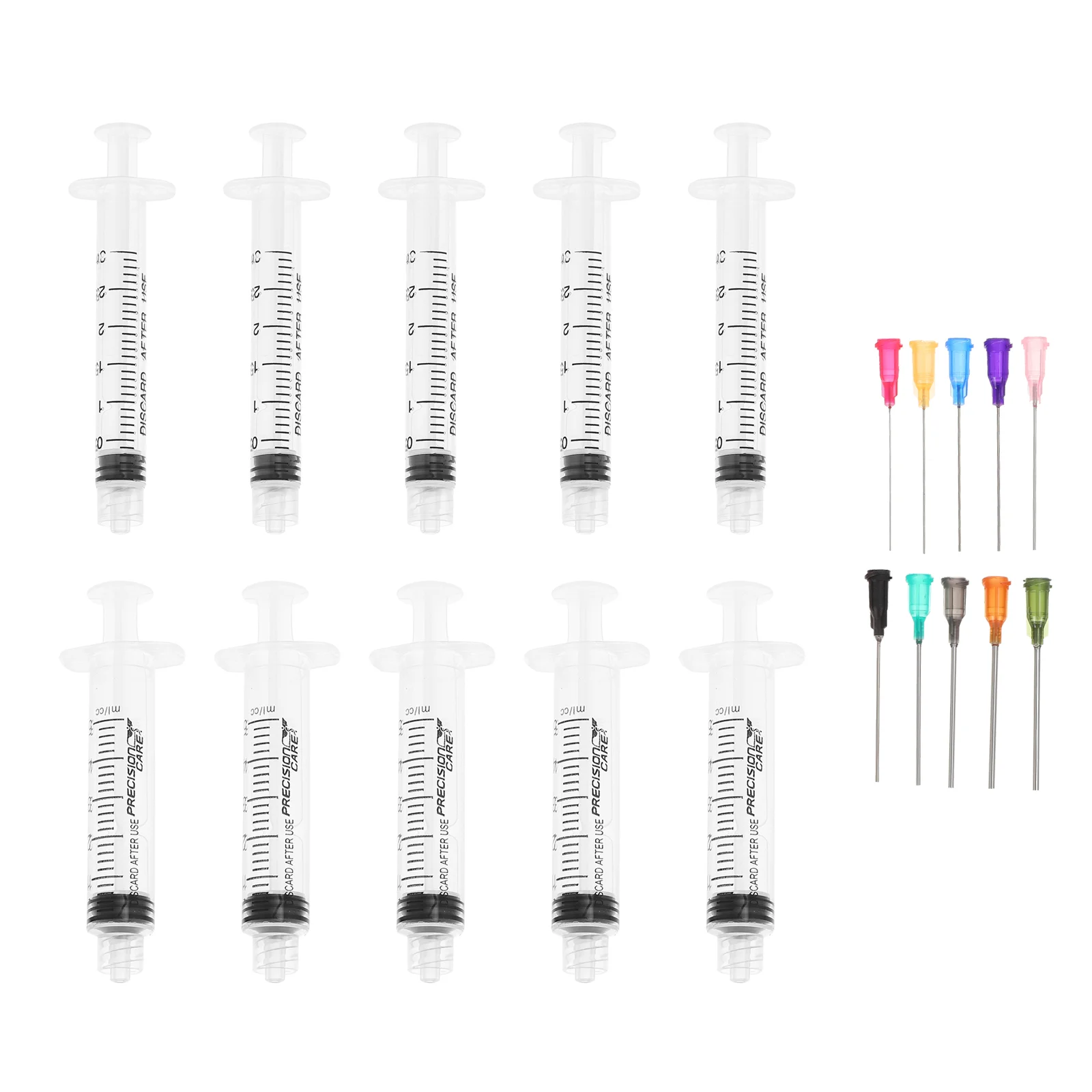 Plastic-Syringe-Needle-Set-Household-Tools-Needle-Syringe-Injector ...