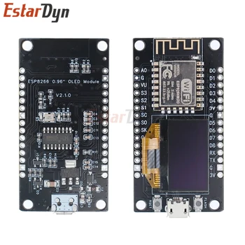 NodeMCU ESP8266 V3 Development Board With 0.96 Inch OLED Display CH340 ESP-12F WiFi Module TYPE ...