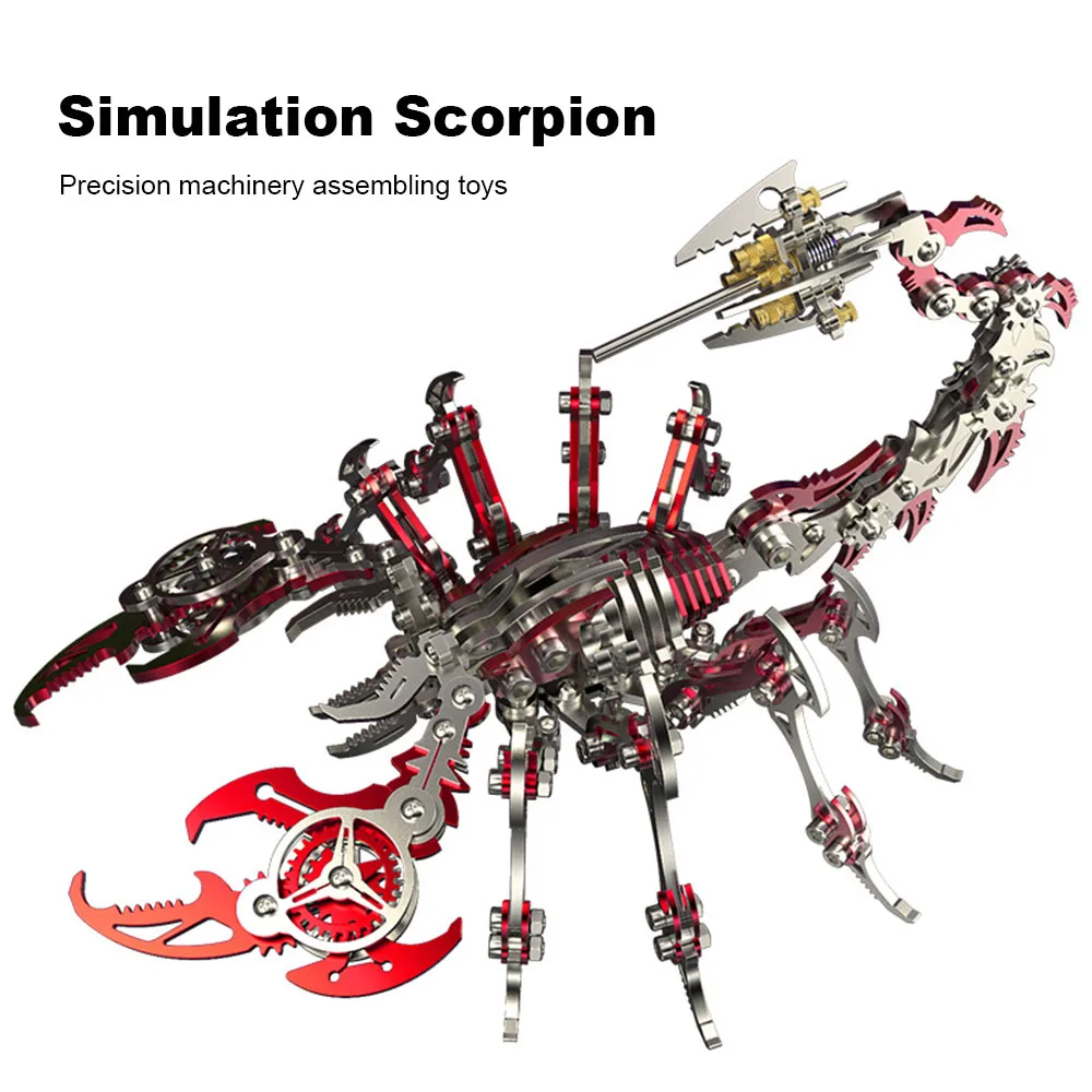 3D-Metal-Scorpion-Model-Building-Blocks-Precision-Machinery-Brinquedos ...
