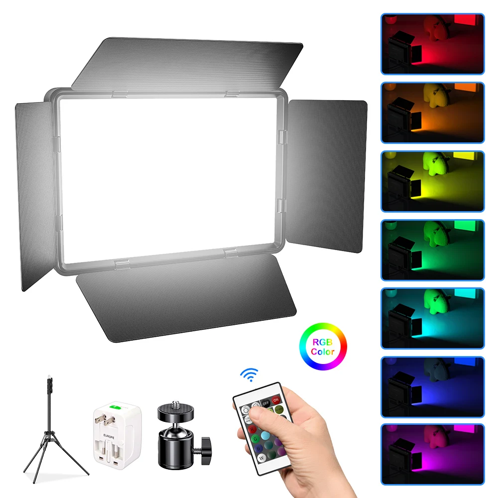Led photo studio painel de luz 3000 6500k fotografia iluminação pode ...