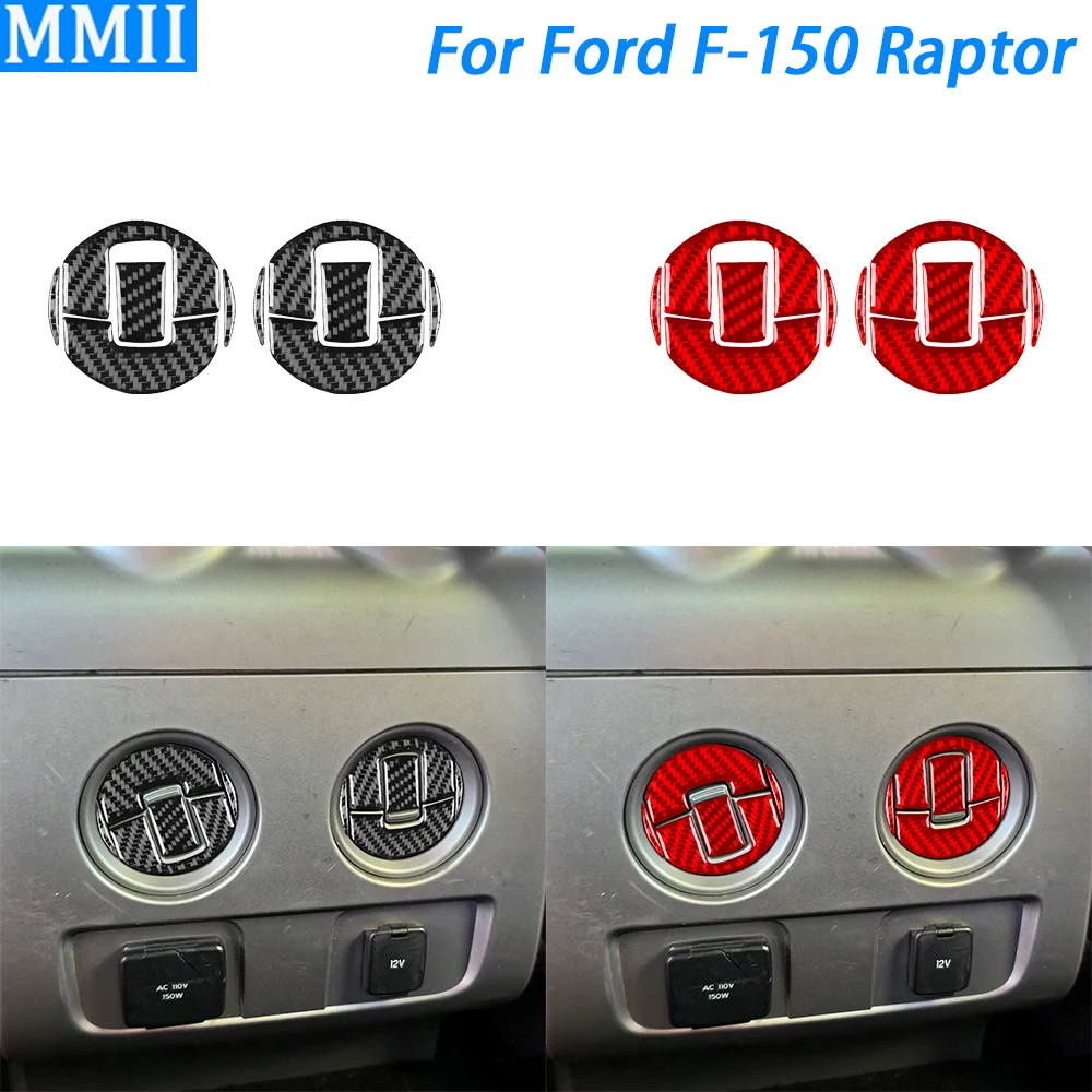 For-Ford-F150-Raptor-2009-2014-Carbon-Fiber-Rear-Air-Conditioning-Vent ...