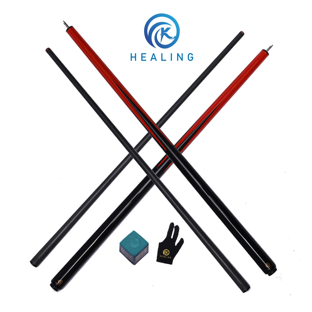 OKHEALING-Carbon-Fiber-Shaft-Billiard-Pool-Cue-1-2-Break-Cue-Black ...