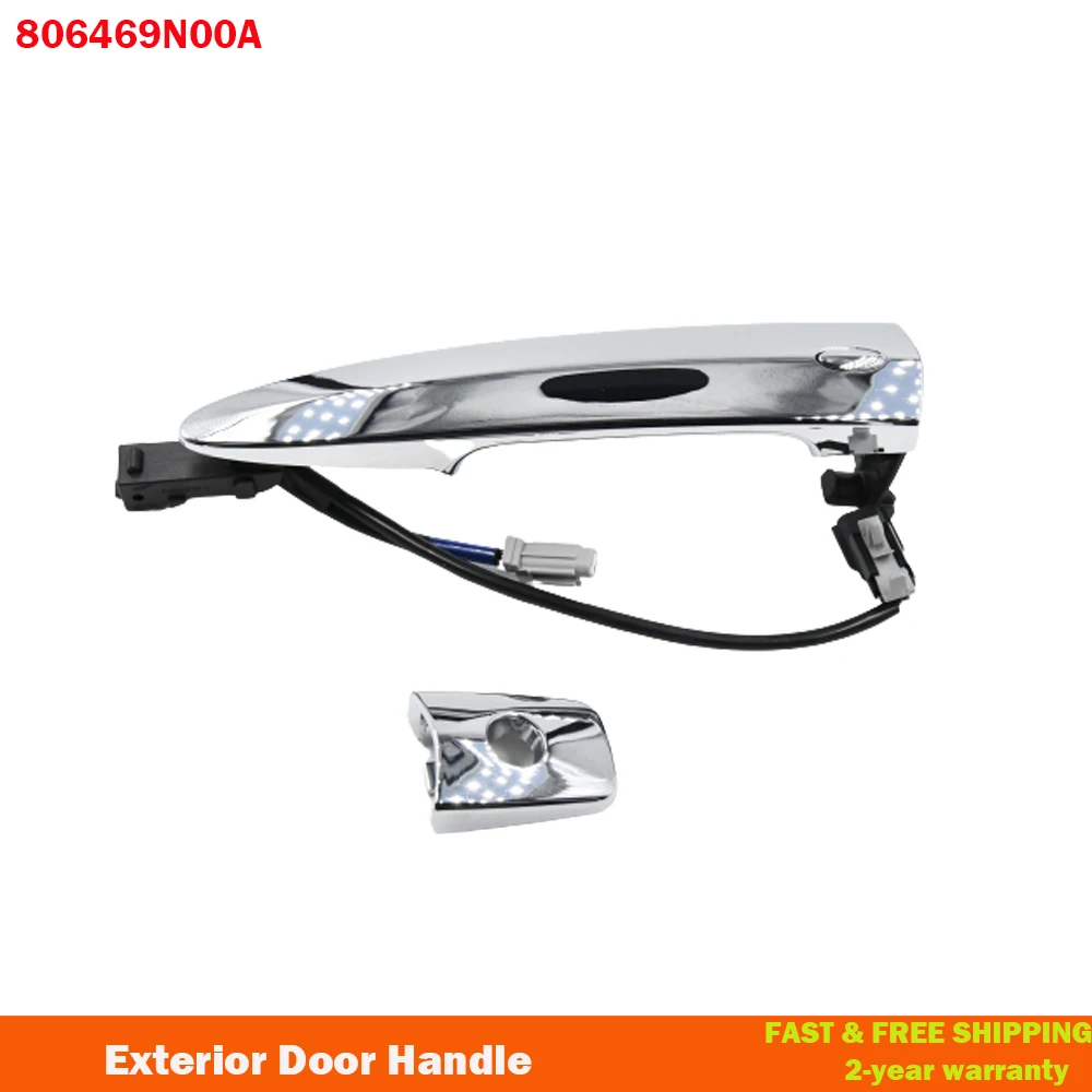 Car-Front-Chrome-Exterior-Door-Handles-Silver-ABS-826469N00A-806469N00A ...