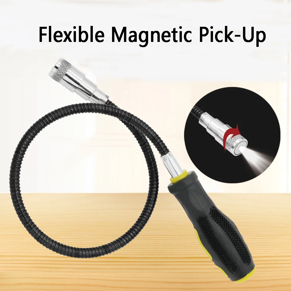 Flexible Magnetic Pickup Tool Claws Bend Curve Grabber Magnet Snake ...