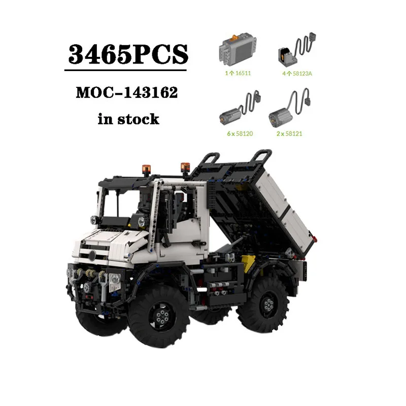 MOC-143162 Farm Dump Truck U535 Agrar All Wheel Drive Building Blocks ...