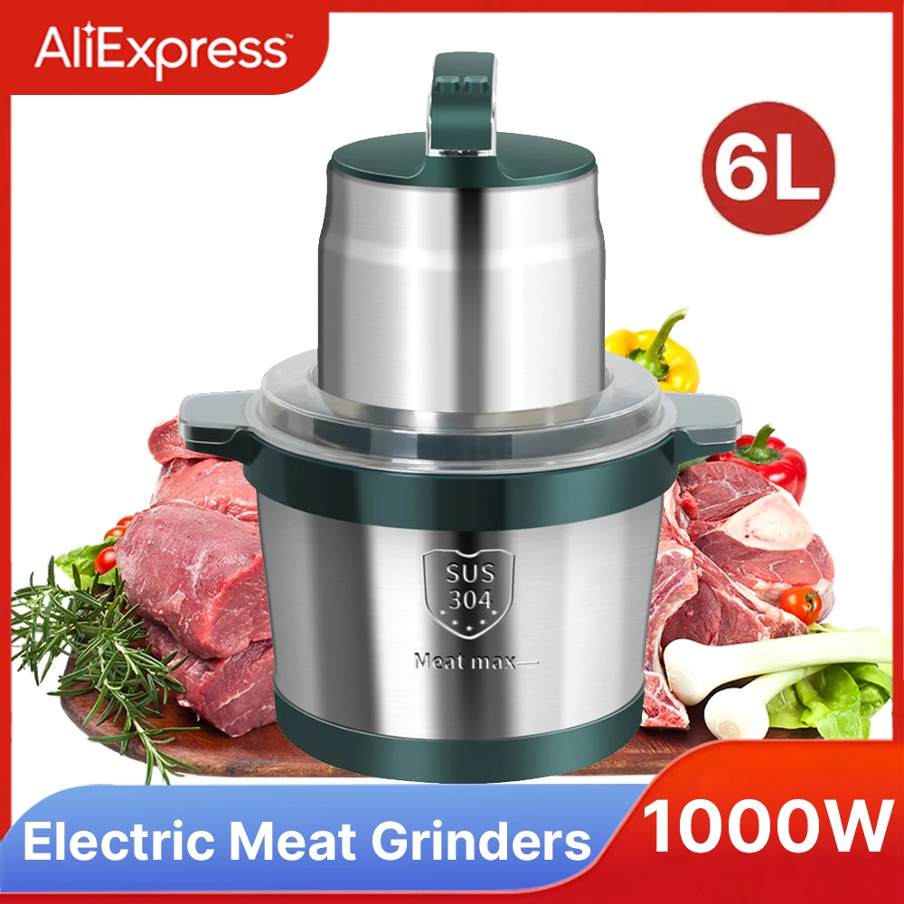 6L-Electric-Home-Meat-Blenders-1000W-Food-Processor-Vegetable-Chopper ...