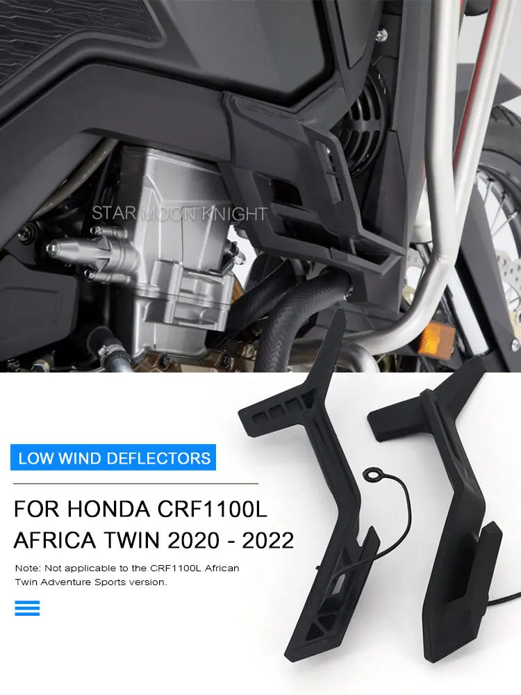 Low Wind Deflectors Kit For Honda Africa Twin Crf 1100 L Crf1100l ...
