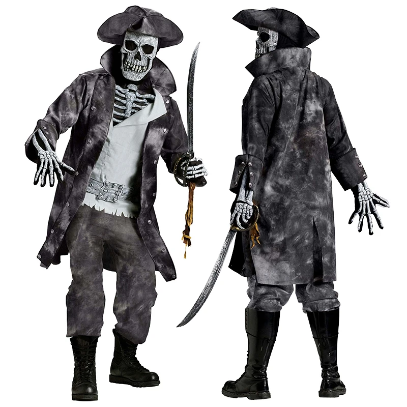 Child Boy Ghoul Dead Pirate Horror Halloween Fancy Dress Up Zombie ...