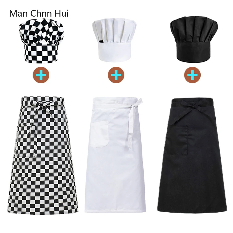 Wholesale Set Cooking Apron Catering Cap Hotel Chef Pinafore Man ...