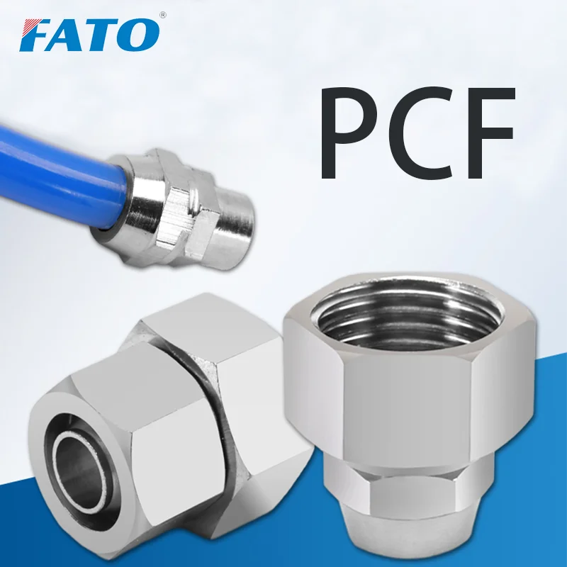Pneumatic-connector-quick-PCF-connector-hose-connector-KPF-1-8-1-4-3-8 ...