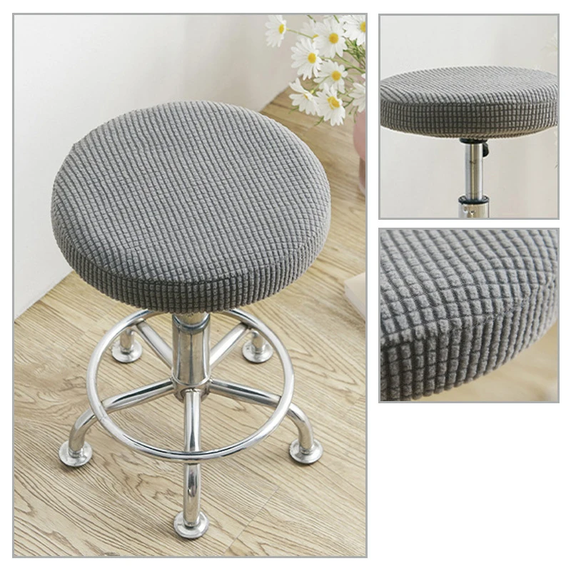 Round-Chair-Cover-Bar-Stool-Cover-Elastic-Seat-Covers-Home-Nursery ...