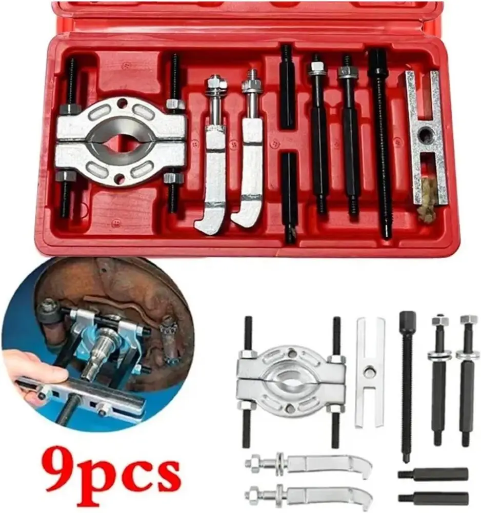 9PCS-Gear-box-Bearing-Removal-Tool-Puller-Bearing-Puller-Extractor ...