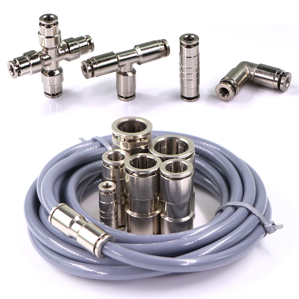 4-16mm-4-types-Brass-Metal-Pneumatic-Quick-Connector-Slip-Lock-Tube ...