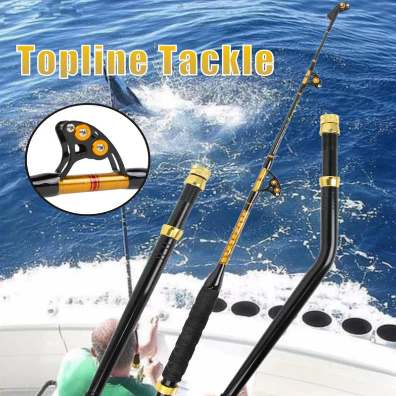Big-Game-Sea-Fishing-Trolling-Rod-Bent-e-al-a-reta-Material-FRP-Tuna ...