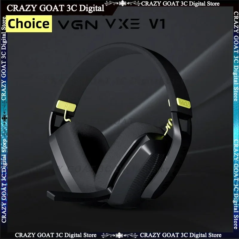 VGN-VXE-V1-Gaming-Headset-Wireless-Bluetooth-Dual-mode-Lightweight-Headphone-With-Microphone ...